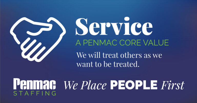 Service in the Workplace - Penmac Staffing